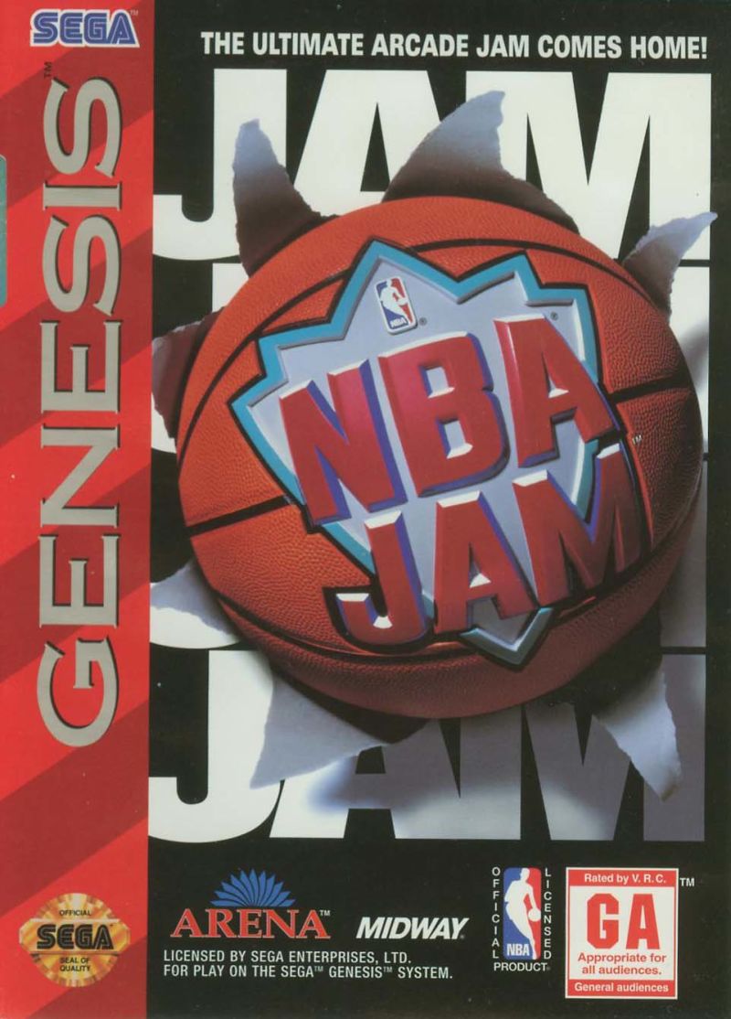 NBA Jam - Sega Genesis Game – 8-Bit Legacy
