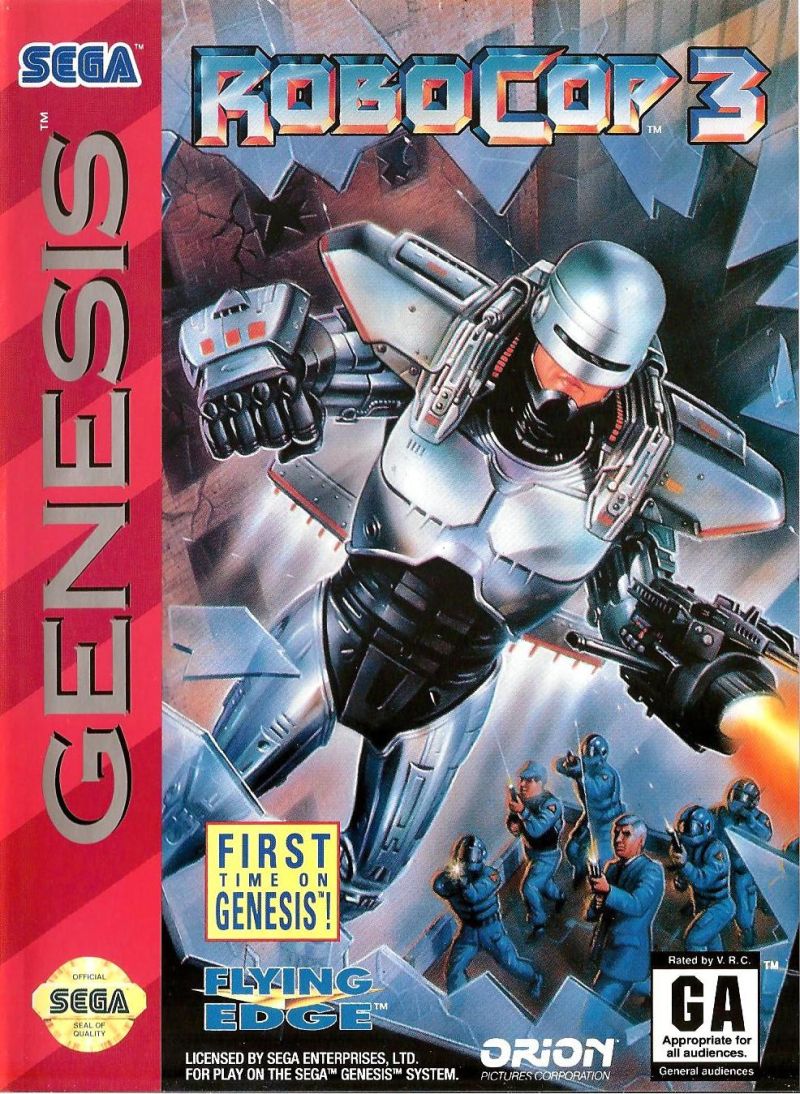Robocop 3 - Sega Genesis Game – 8-Bit Legacy